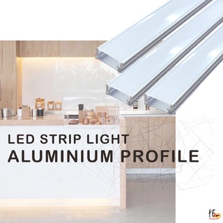LED strip light aluminium profile U/V/YW shape | Shopee Singapore