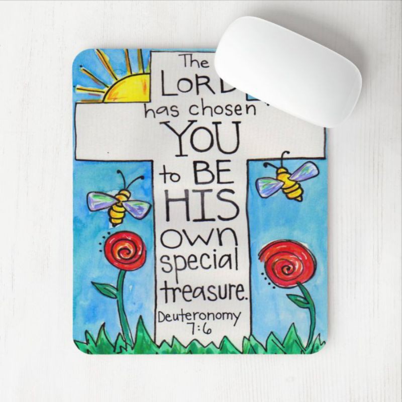 【SG STOCK】 Christian Bible Verses Mouse Pad extremely precise mouse ...