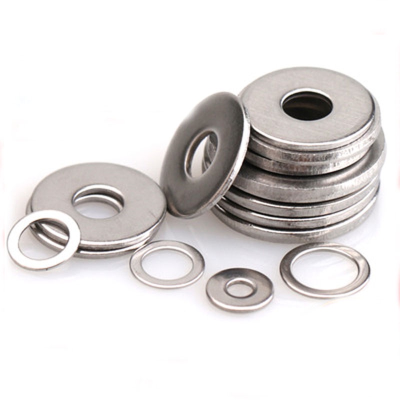 304 Stainless Steel Flat Gasket M10 M12 M14 Metal Screw Washer Increase ...