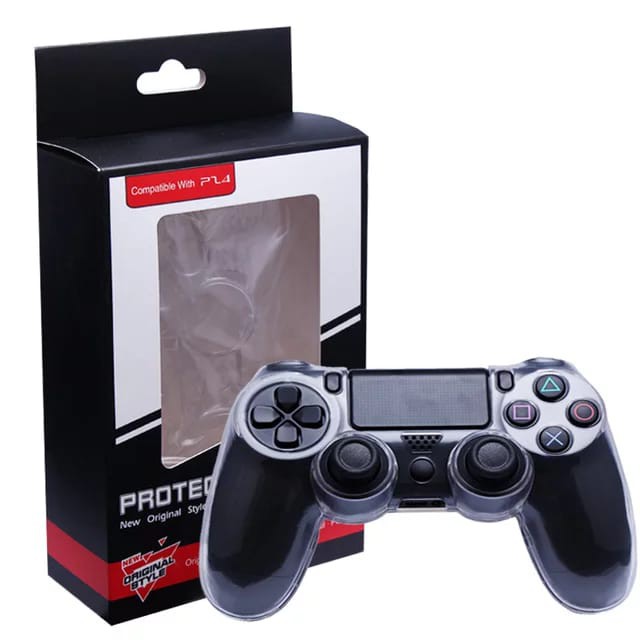 PS4 Controller Crystal Clear Hard Case Cover For Playstation 4 ...