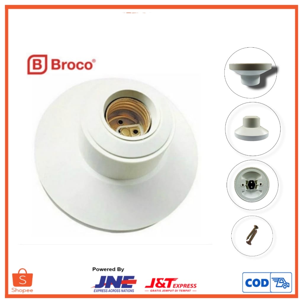 Broco - B12101 Broco Deluxe Flapon Fittings White / Broco 12101 ...