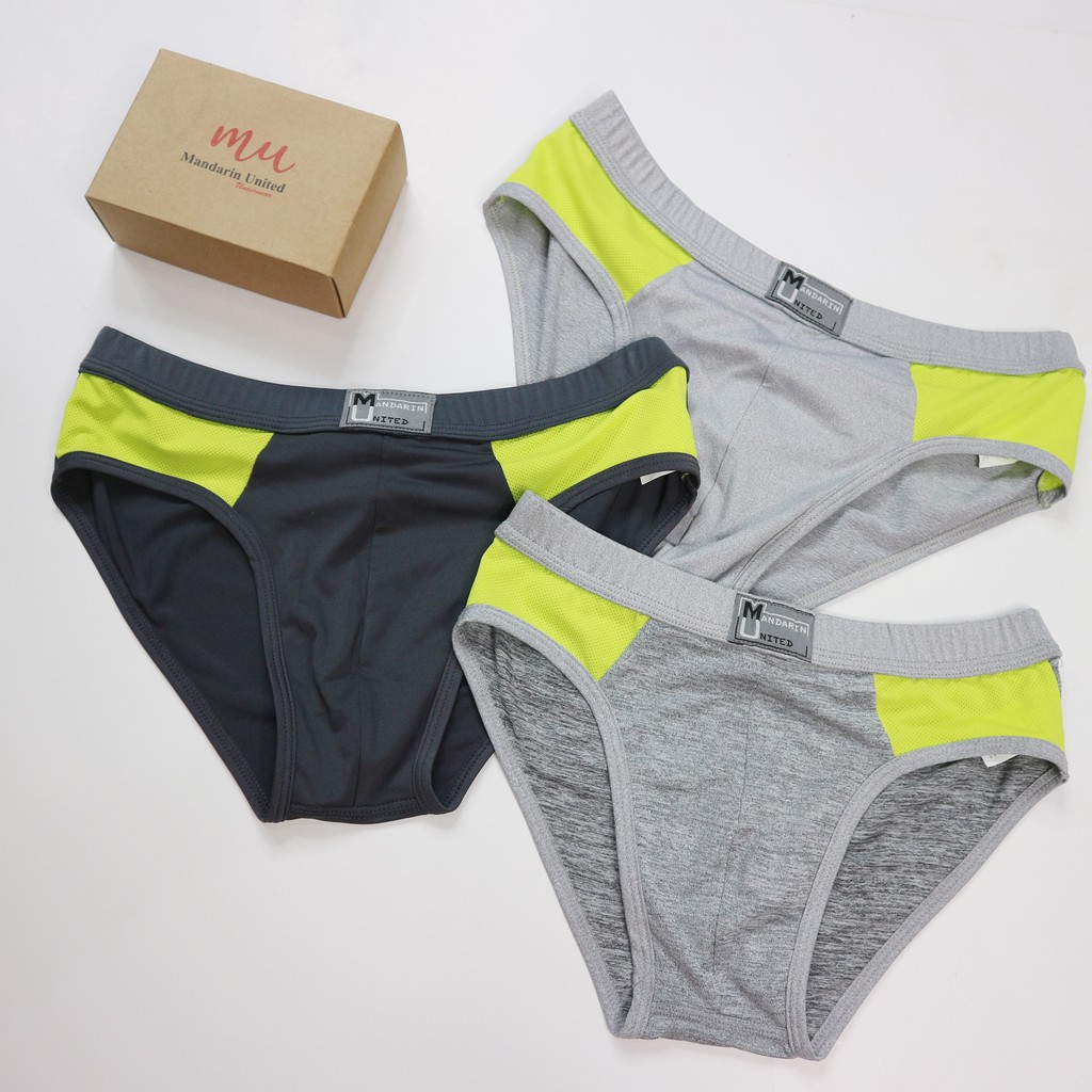 Mandarin men's underwear, multi-dimensional stretch cold triangle ...
