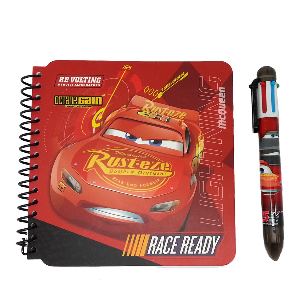 Disney Cars 3 NoteBook With Ball Pen Set | Shopee Singapore