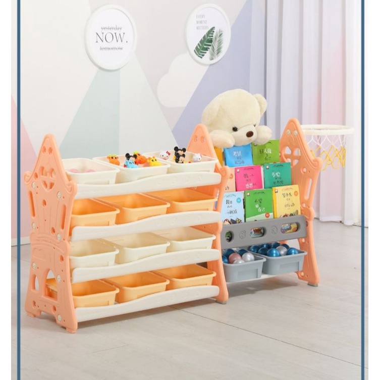 (Ready stock) Children toy storage rack toy shelves / toys organizer ...