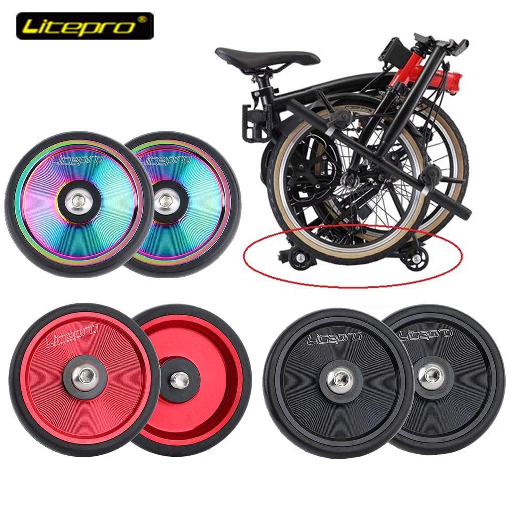 [Activity Price] 2Pcs Wheel Easy Rollers Wide Aluminum Alloy Bearing ...