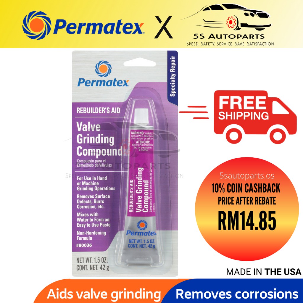 PERMATEX VALVE GRINDING COMPOUND 42(g) / 85(g) | Shopee Singapore