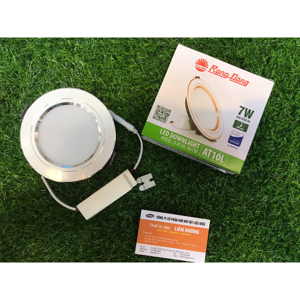 Dat10l φ90 Rang Dong 7W Downlight LED Ceiling Light (Silver Border/Gold ...
