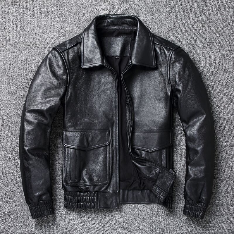 PRIA Elegant Men's Leather Jacket LD.45 Semi Leather Jacket | Shopee ...