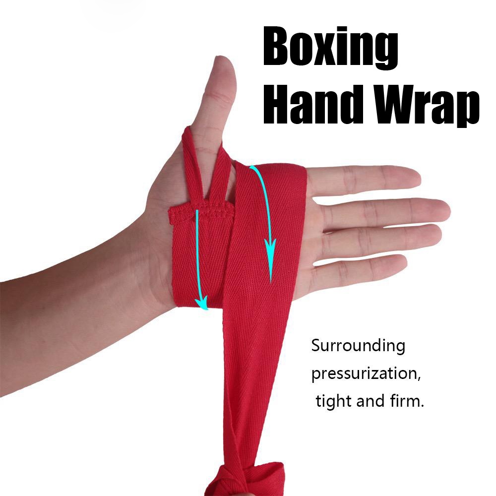 🇸🇬 1Pair Boxing Hand Wraps Boxing Bandages Wrist Protecting Fist ...