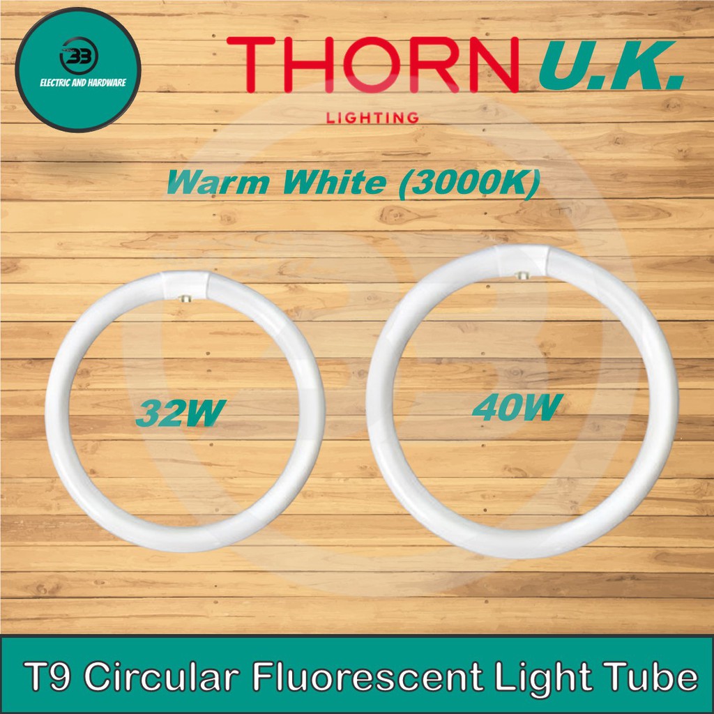 THORN T9 Circular Fluorescents Tube 32w / 40w Round Ring Light Warm White (Yellow) Ceiling Light ...
