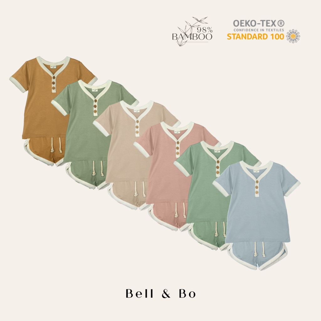 Bell & BO - Iona Toddler Boys and Girls Bamboo Unisex Short Sleeve T ...