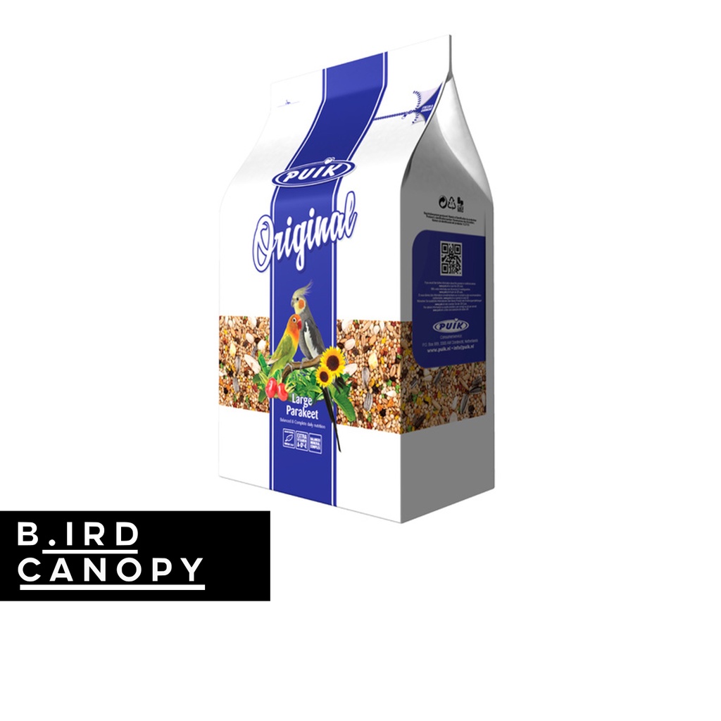 Puik Original Large Parakeet 2.5KG Seed Mix Bird Food for Lovebird ...