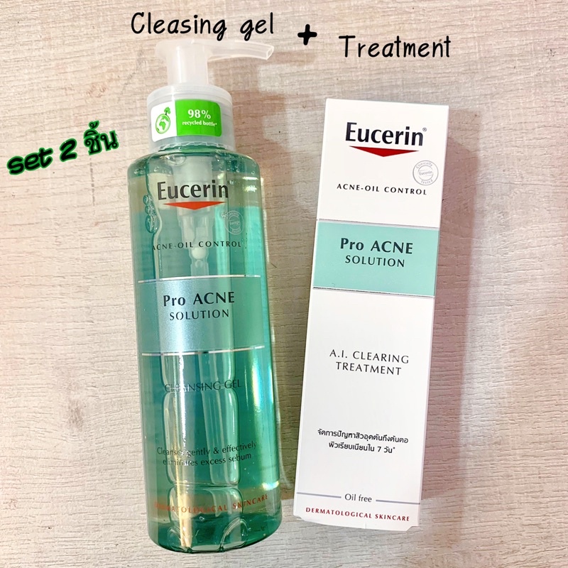 Eucerin pro acne treatment set(New Packaging) | Shopee Singapore