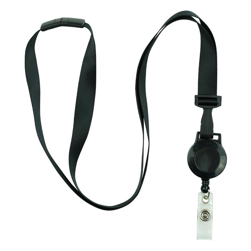 Retractable Lanyard with Badge Reel Neck Strap for ID Card Cellphone ...