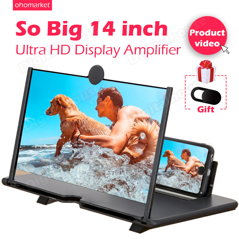 Screen Magnifier Amplifier Large Size 14 Inch HD Anti-blue Light Eye ...