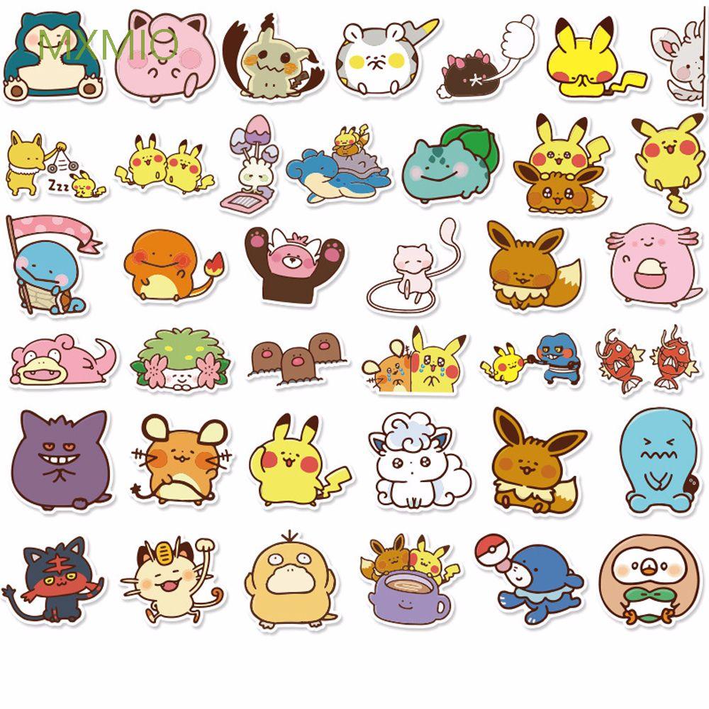 Mxmio Waterproof Pikachu Stickers Guitar Decoration Mobile Phone