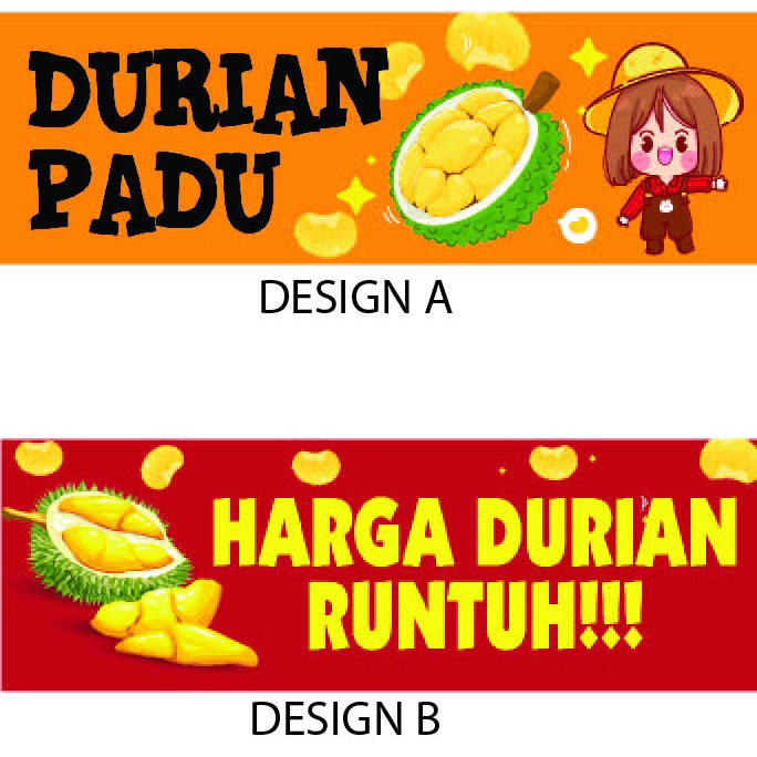 Musang KING DURIAN BANNER/KAMPUNG DURIAN/D24 DURIAN BANNER | Shopee ...