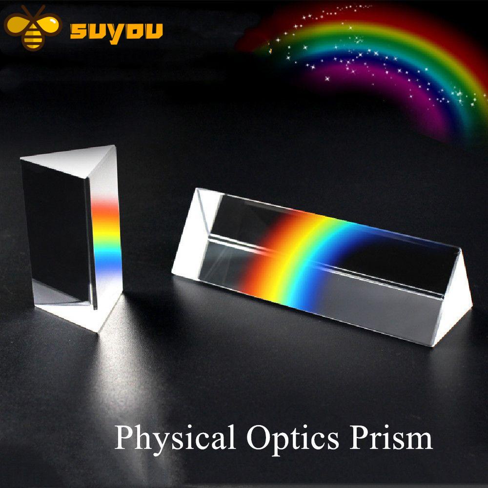 SUYOU Optical Experiment Equipment Prism Rainbow Photo Props Physical ...