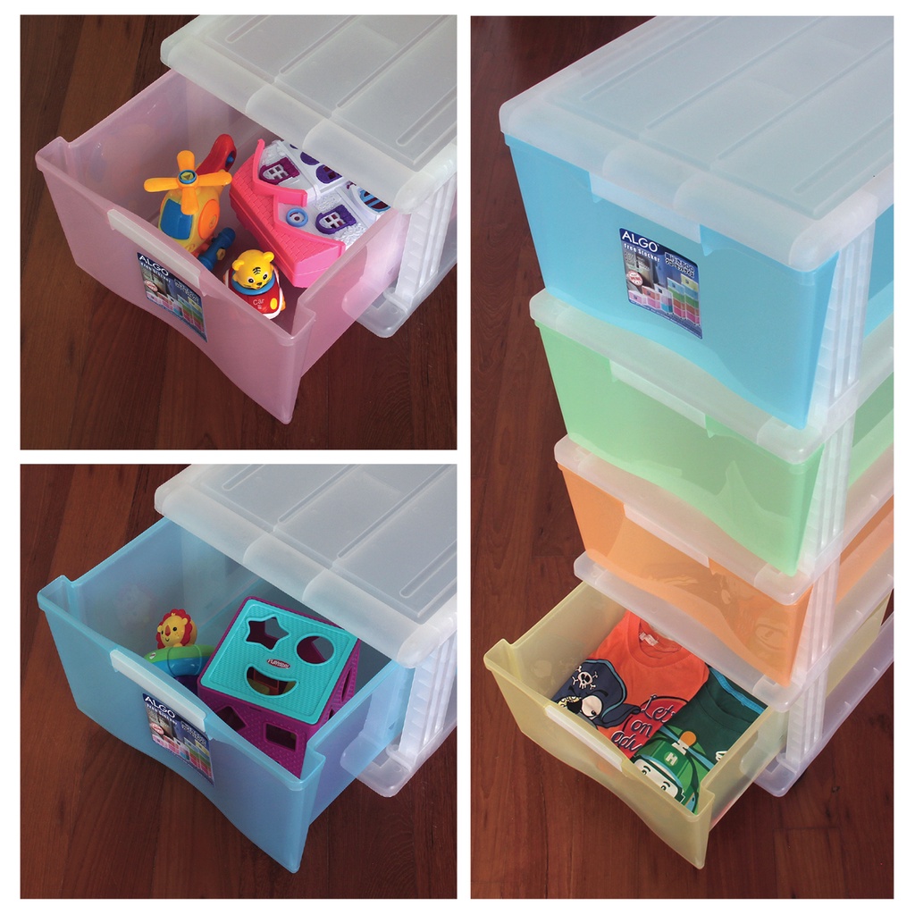[SG Stock] ALGO Storage box, Stocker Home Organizer Drawer with Wheels ...