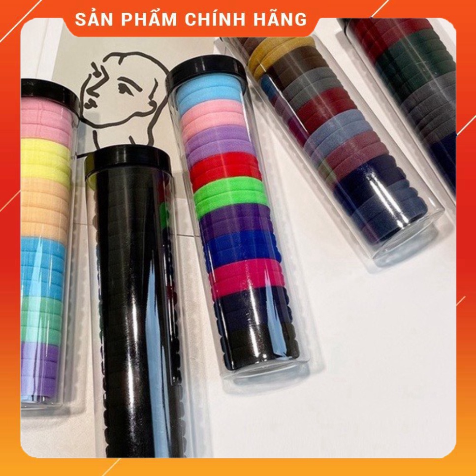 Box of 20 Elastic Hair Ties (Round Plastic Box) | Shopee Singapore