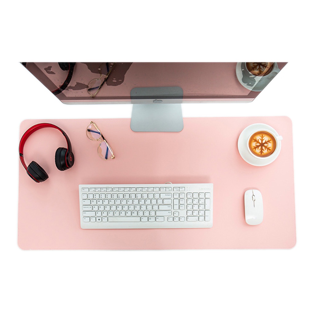 SG Waterproof Leather Desk Mouse Pad - Large Desktop Table Mat Laptop ...