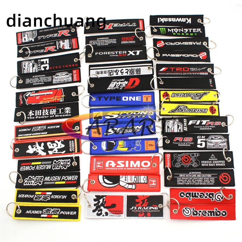 keychain key chain key ring sulaman car accessories For Honda vtec jdm ...