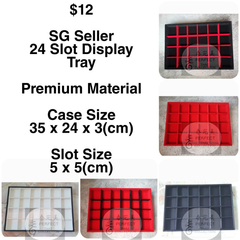 [Thai Amulet 24 Slot Display Tray Case] *MANY DESIGNS* 泰国佛牌展示壳 | Shopee ...