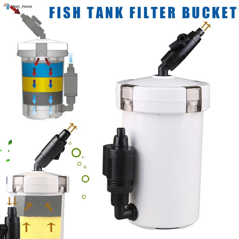 Aquarium External Filter Canister Table Top Fish Tank Energy Saving ...