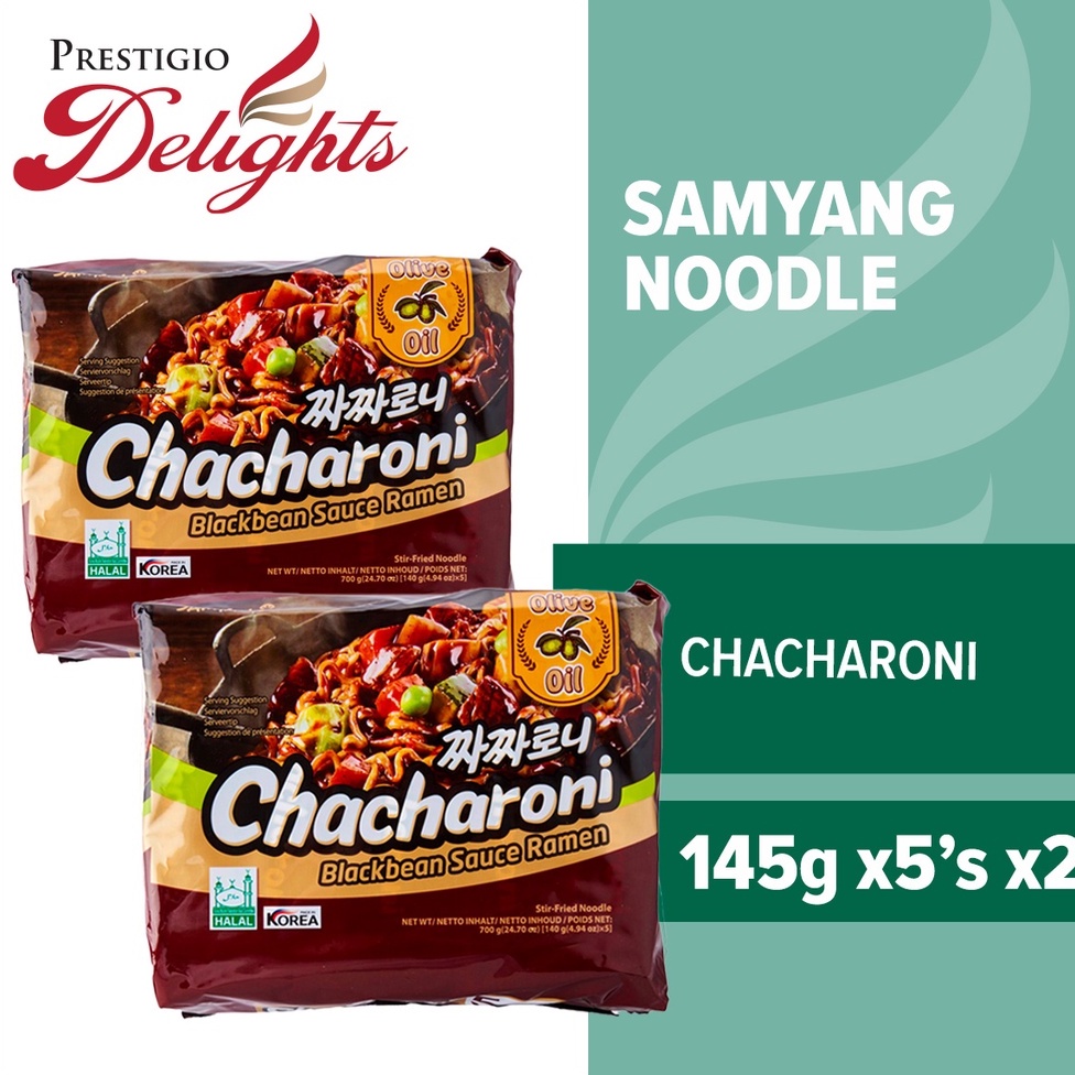 Samyang Chacharoni Noodle 145g x 5's Bundle of 2 | Shopee Singapore