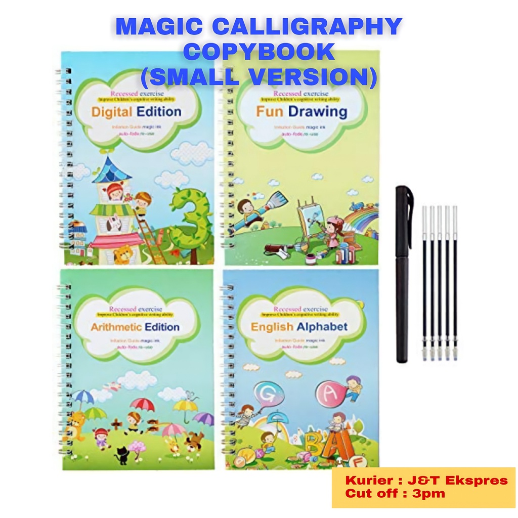 [Shop Malaysia] Magic Copybook English Small Version Set / Boleh Beli ...