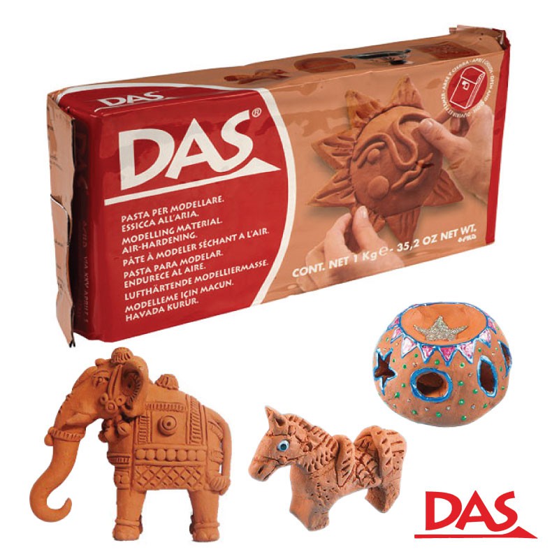 DAS Air Dry Modeling Clay (Terracotta) | Shopee Singapore