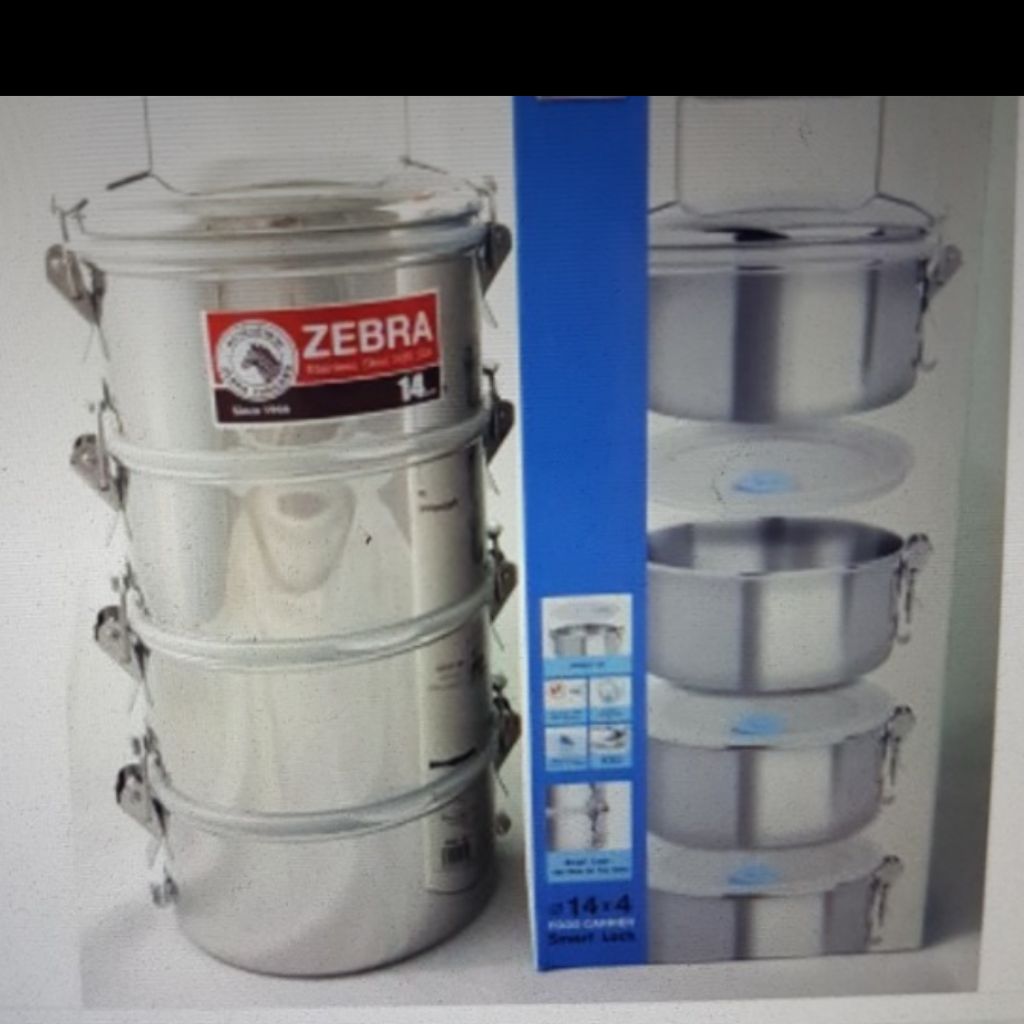 Zebra SUS304 Stainless Steel SMARTLOCK Food Carrier （tingkat) | Shopee ...