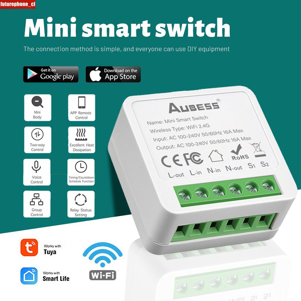 Diy Smart Wifi Switch Wifi Switch 16a Mini Diy Led Light Tuya Smart ...