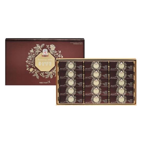 [Cheongkwanjang] Ginseng Red bean Jelly, 45g x 15 pieces, Korean Red ...