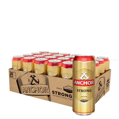 Anchor Strong 490ml x 24 Cans (BBD: Dec 2025) | Shopee Singapore