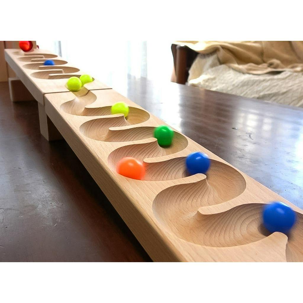 Ball Track, High Quality Wooden Collapsible Track, marble run race ...