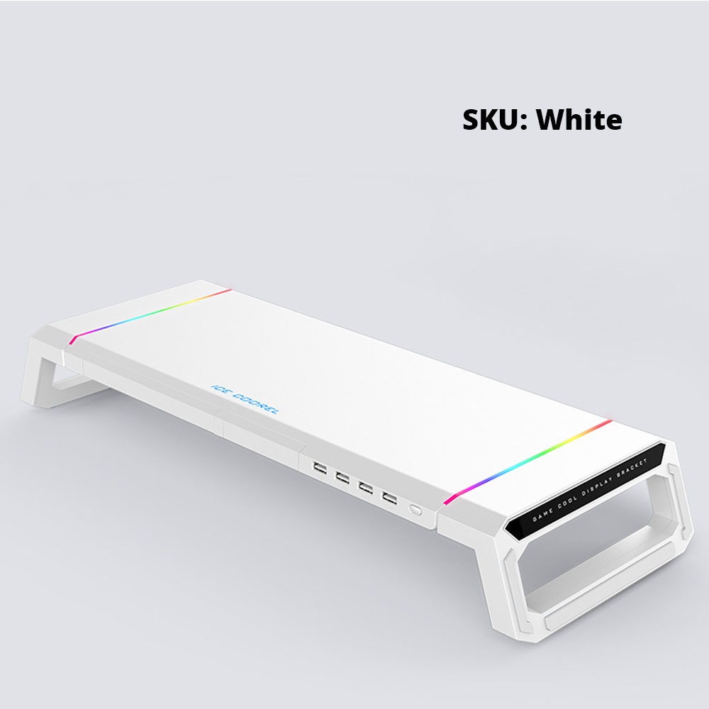 【SG】Monitor Stand with USB Port Phone Holder Foldable Desktop Monitor ...