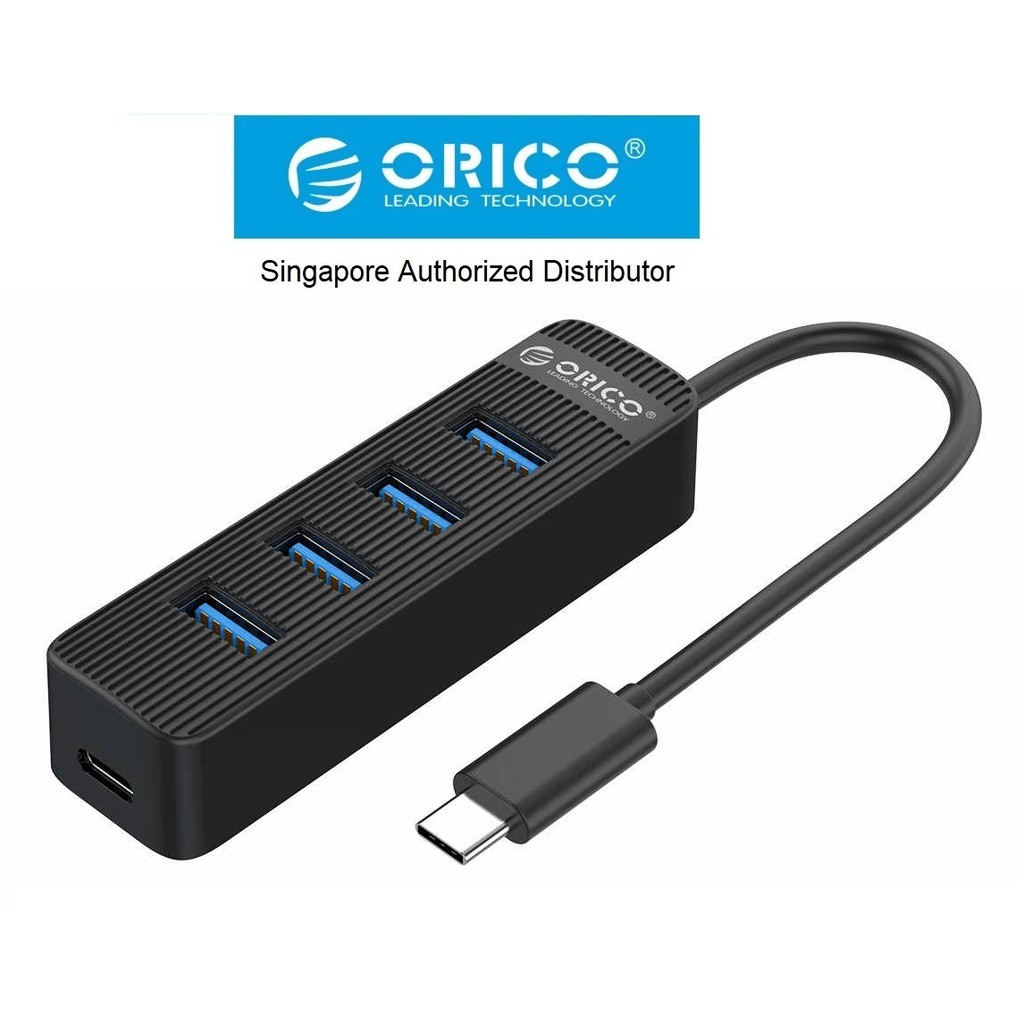 Orico Type C to 4 Port USB 3.0 HUB With Type C 5V/2A Power Supply Port ...