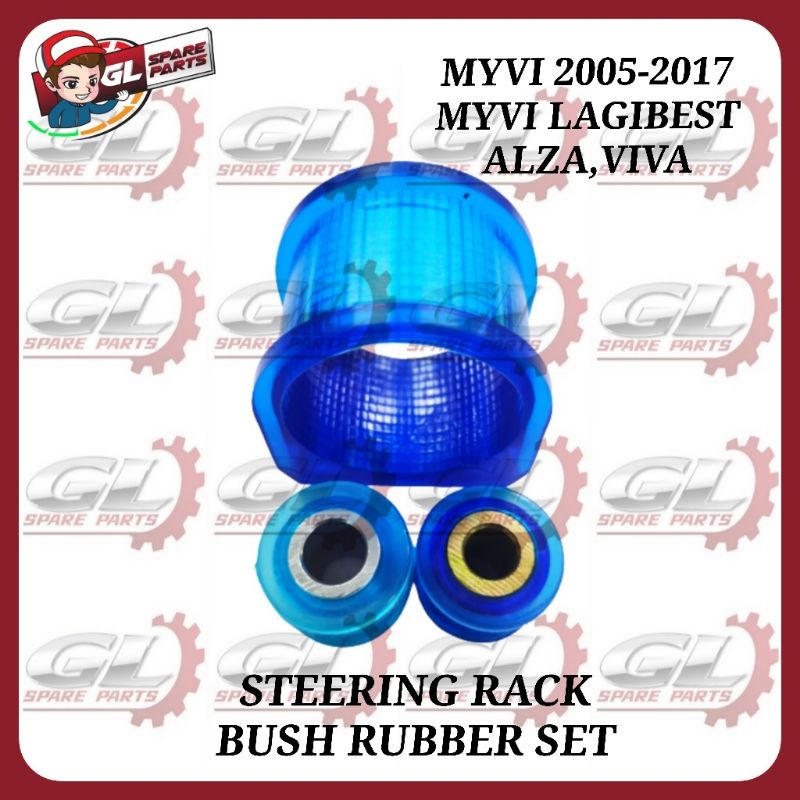 SILICON PERODUA MYVI 1.3 ALZA VIVA MYVI LAGIBEST STEERING RACK BUSH ...