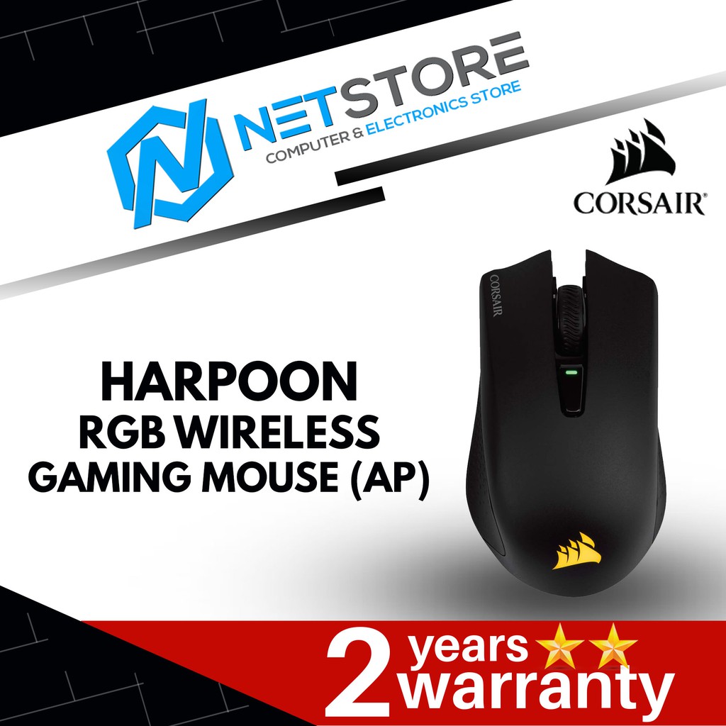 CORSAIR Harpoon RGB Wireless - Wireless Rechargeable Gaming Mouse - CH ...