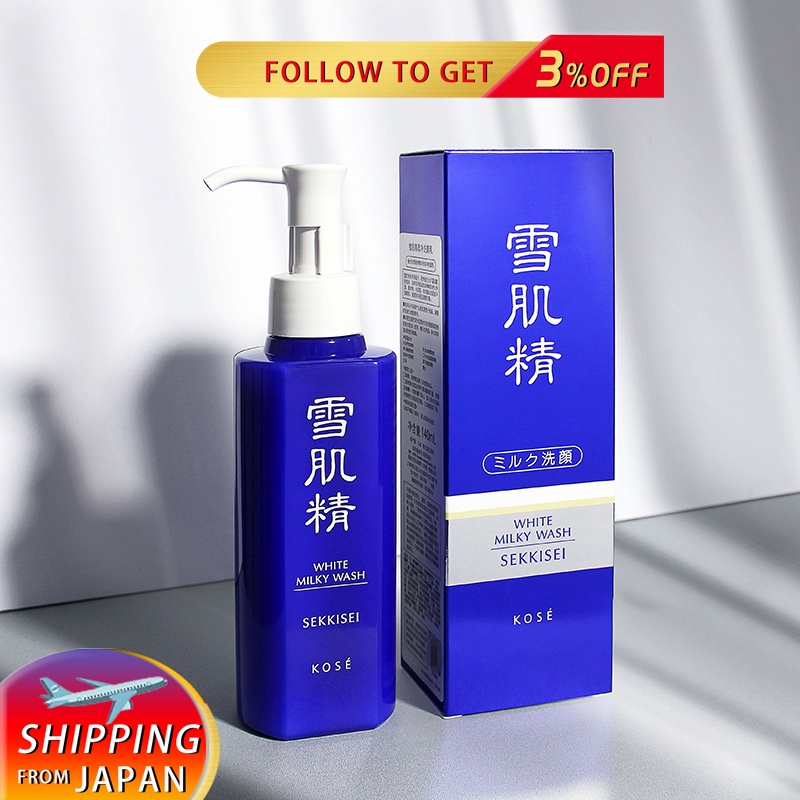 100% original Kose sekkisei white milky wash 140ml made in japan original ship from Japan ...