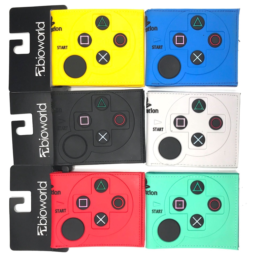 Nintendo Game Console Controller Pattern Pu Leather Casual Card Wallet ...