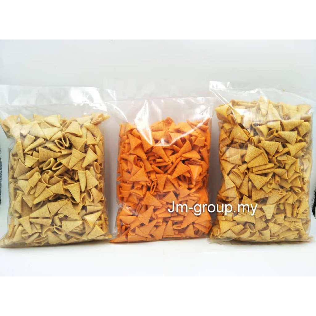 Angry Bite Cone Shape Cracker 500gm (Ayam /BBQ /Cheese) | Shopee Singapore