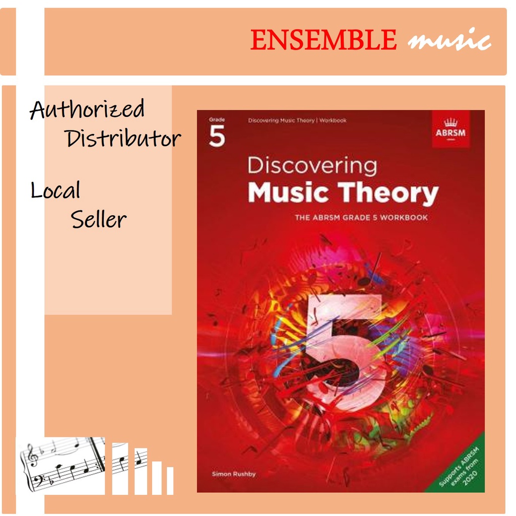 ABRSM Discovering Music Theory Workbook /Answer Book - Grade 1, 2, 3, 4 ...