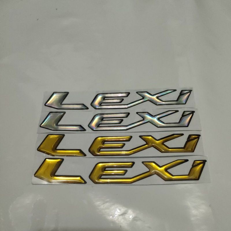 Embossed Yamaha LEXI sticker Size 16x2 (left right) | Shopee Singapore