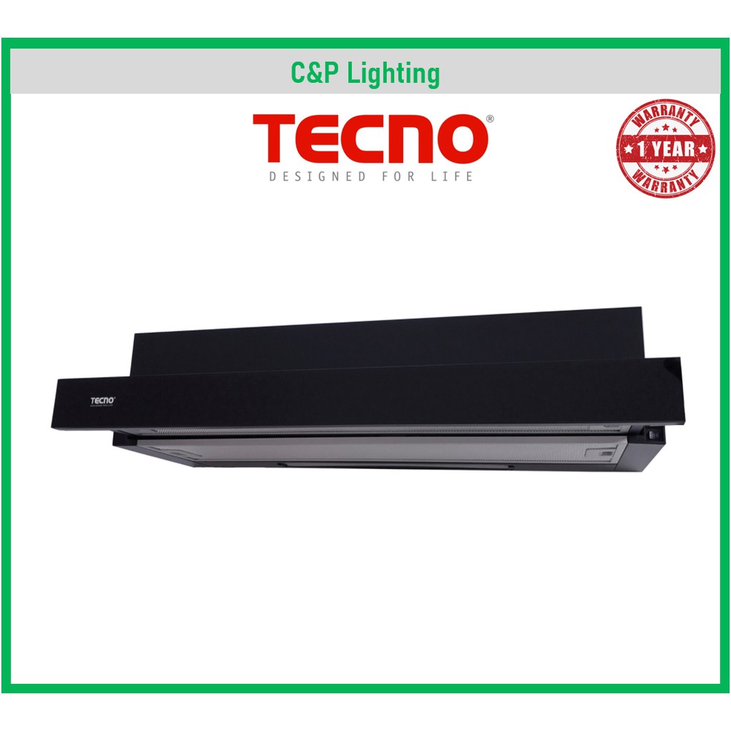 Tecno Telescopic Cooker Hood (Full Black) TH913T / TH613T BK | Shopee ...