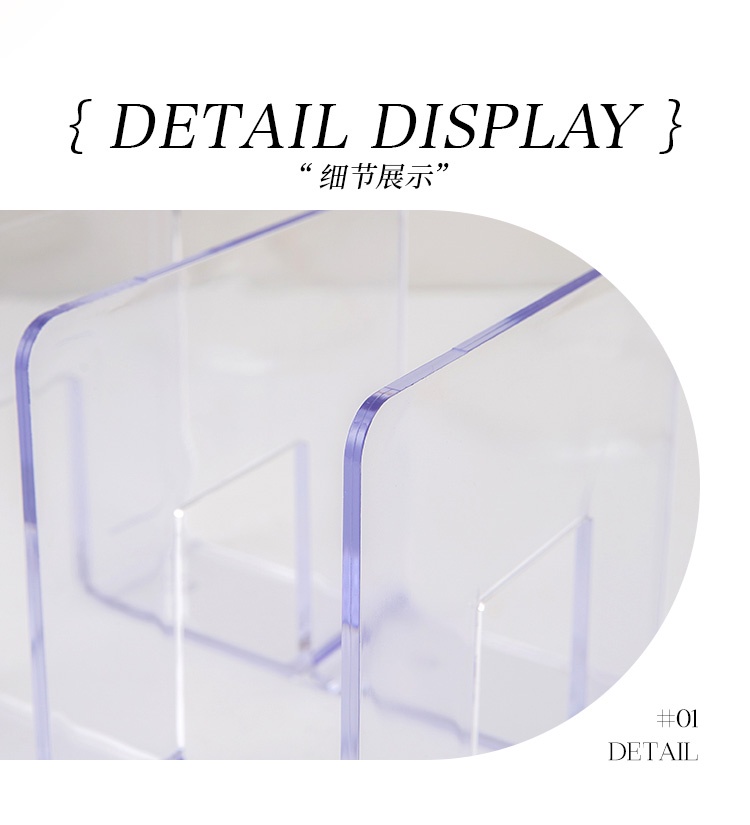 Stackable Bag Storage Box Transparent Divider Handbag Storage Rack ...