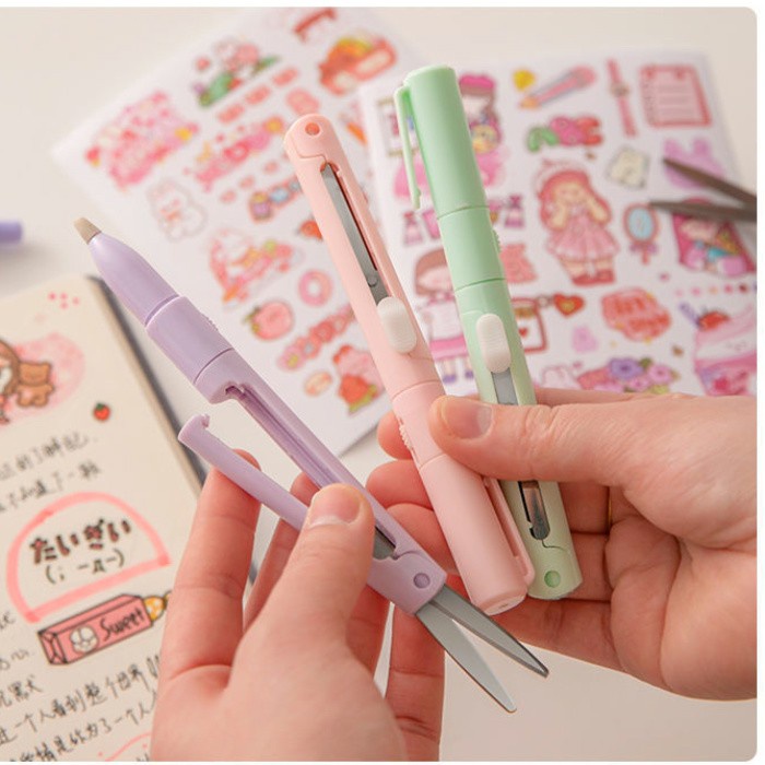 Pen Cutter Safety Knife Ceramic Blade Portable Pen Style Pocket Travel ...