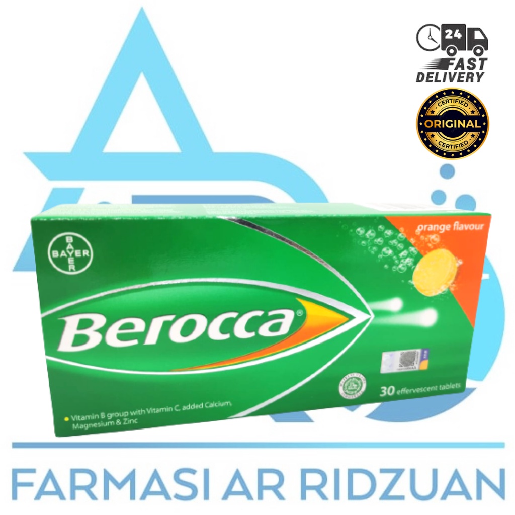 Berocca Effervescent Orange (30's/15's/24's) | Shopee Singapore
