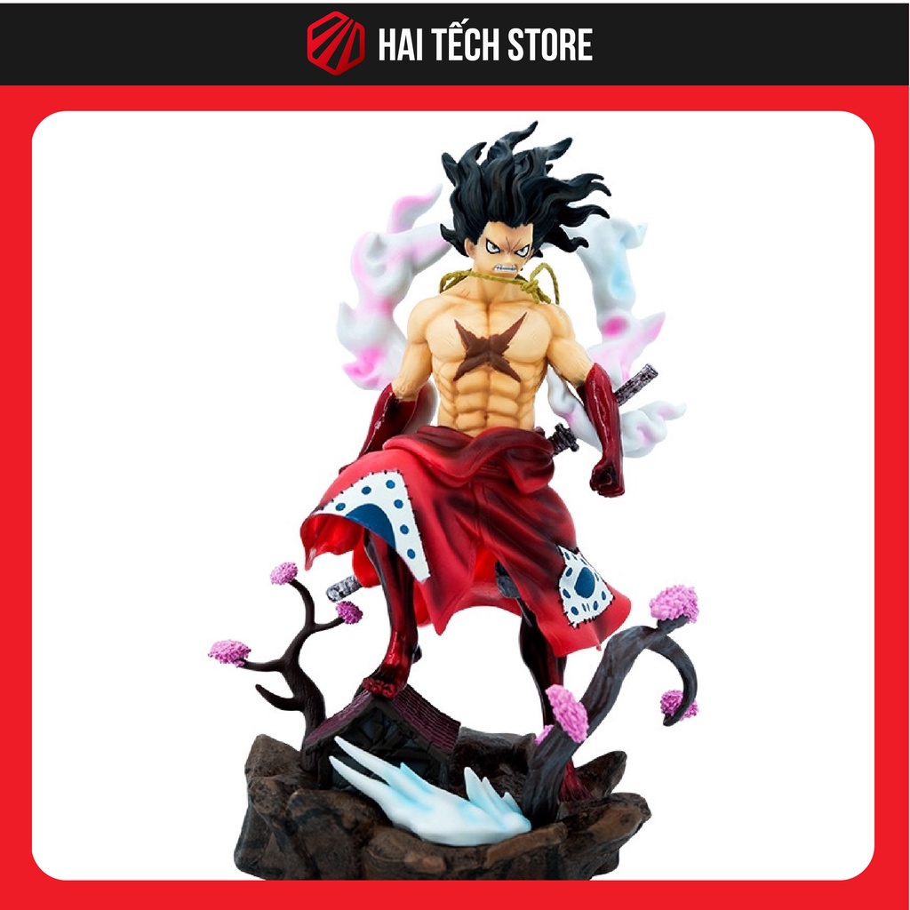 Wano Cherry Blossom Luffy Onepiece Model 33cm tall, decorative one ...